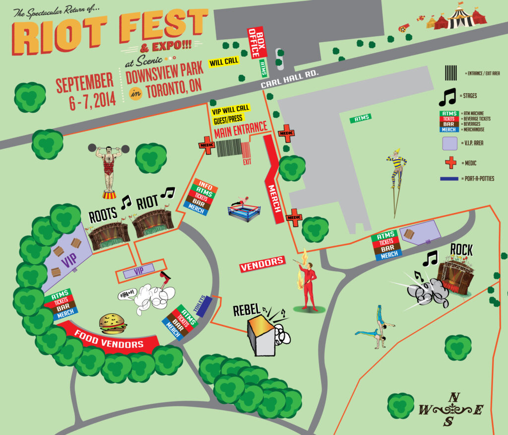 (TORONTO) Schedule w/ Set Times Now Available! - Riot Fest