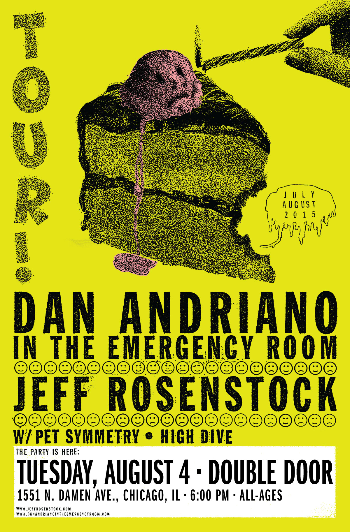 Dan Andriano in the Emergency Room & Jeff Rosenstock - August 4, Double ...