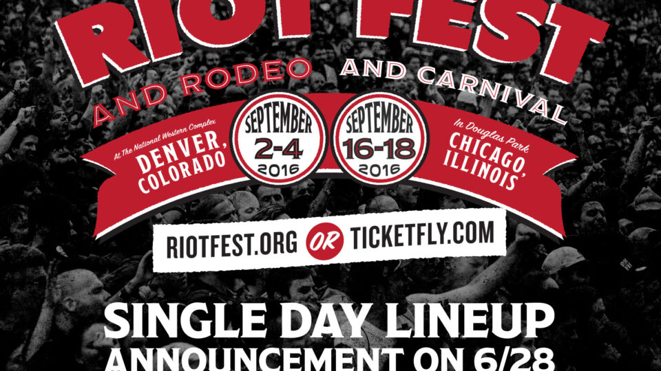 Daily Lineups Are Here! More Bands Announced for Riot Fest 2021