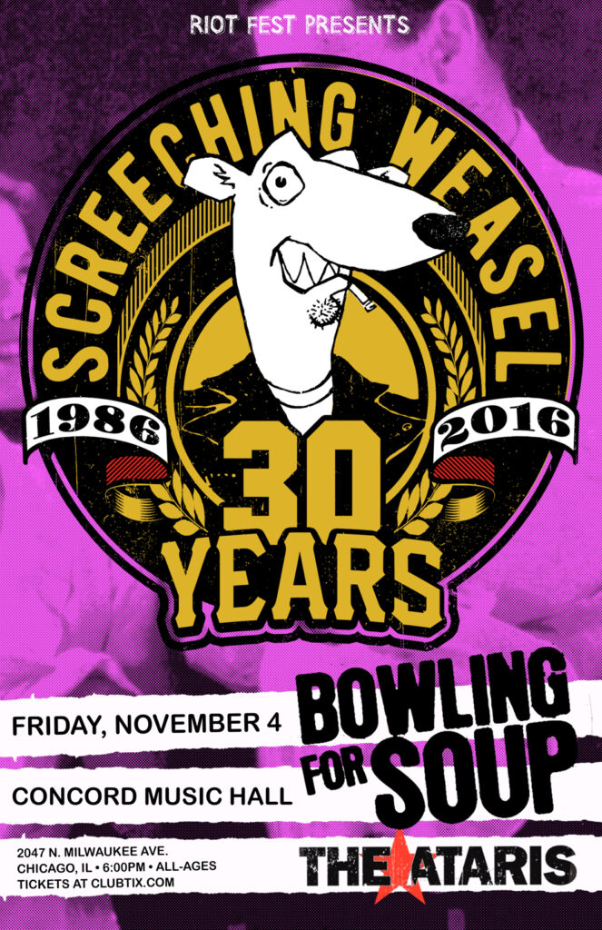 Screeching Weasel w/ Bowling For Soup and The Ataris - Riot Fest