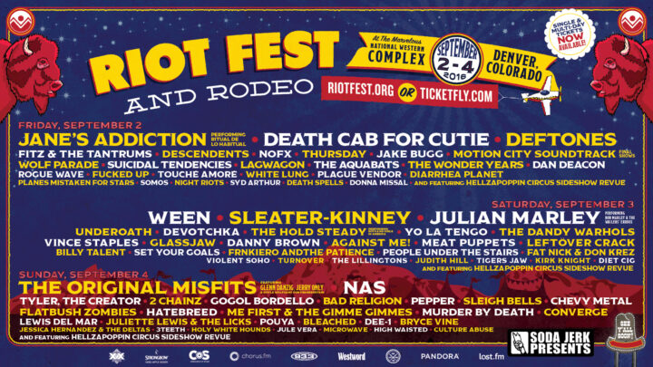 Riot Fest Chicago Daily Schedule Announced - Riot Fest