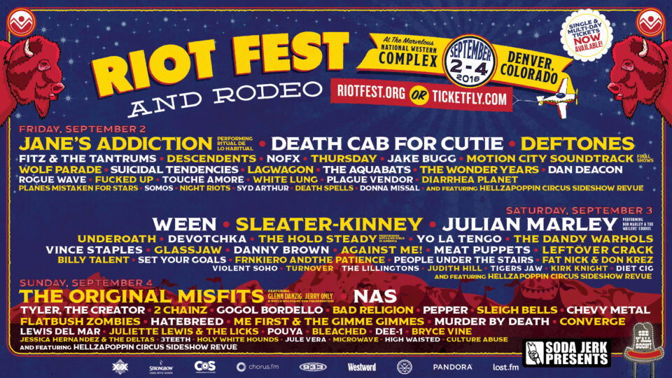 Riot Fest Denver Map Announced - Riot Fest