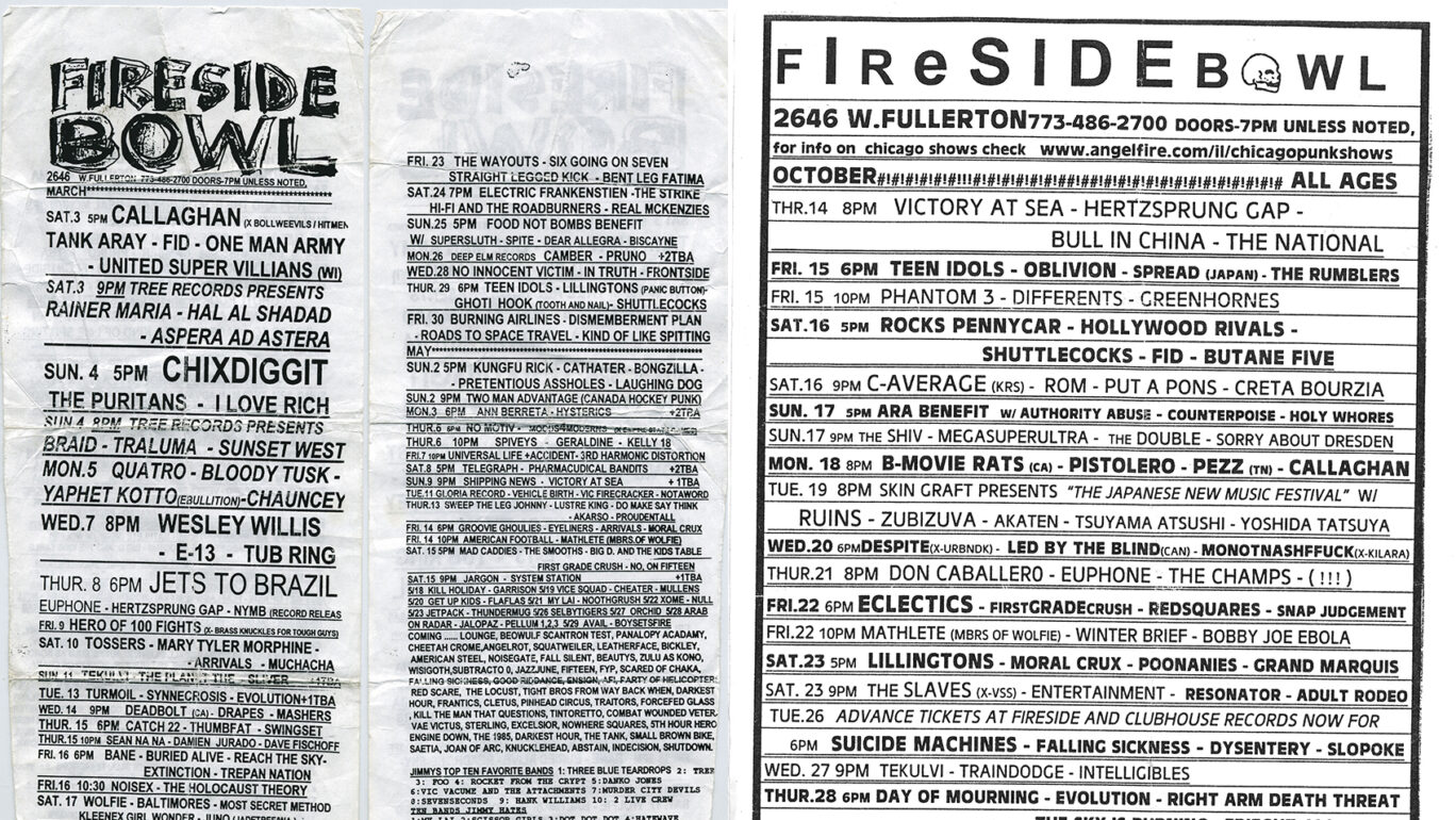 FlyerSide: A Chicago Punk Scene Retrospective - Riot Fest