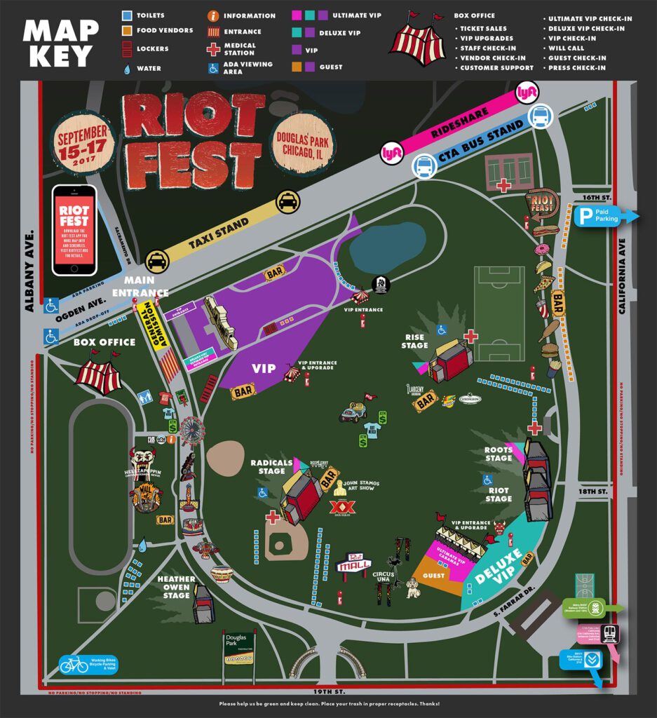 How The Heck Do I Find Anything At Riot Fest? - Riot Fest 2023 ...