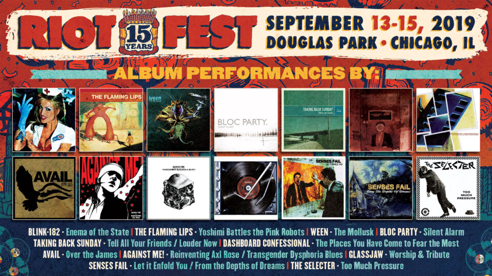 Here’s the Riot Fest 2019 Daily Lineup (With 1-Day Passes for $49.98)