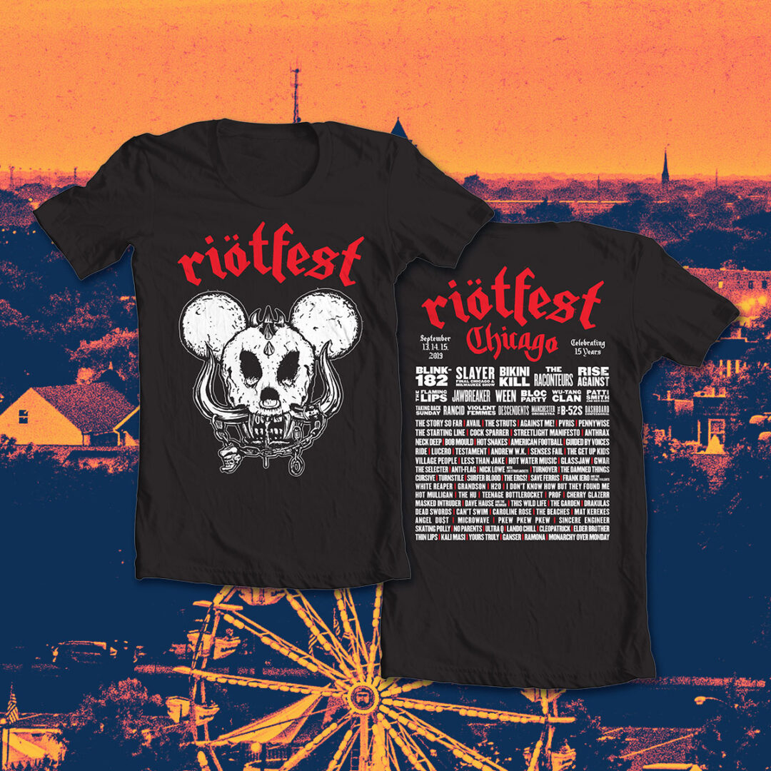 A Sneak Peek at The 2019 Riot Fest Merch - Riot Fest