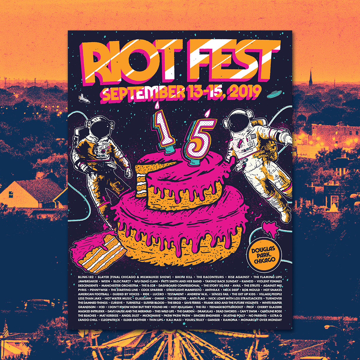 A Sneak Peek at The 2019 Riot Fest Merch - Riot Fest