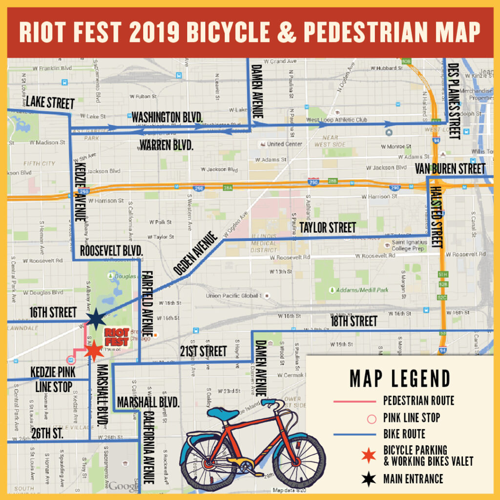 Never Get Lost Again: The Riot Fest 2019 Map is Here!