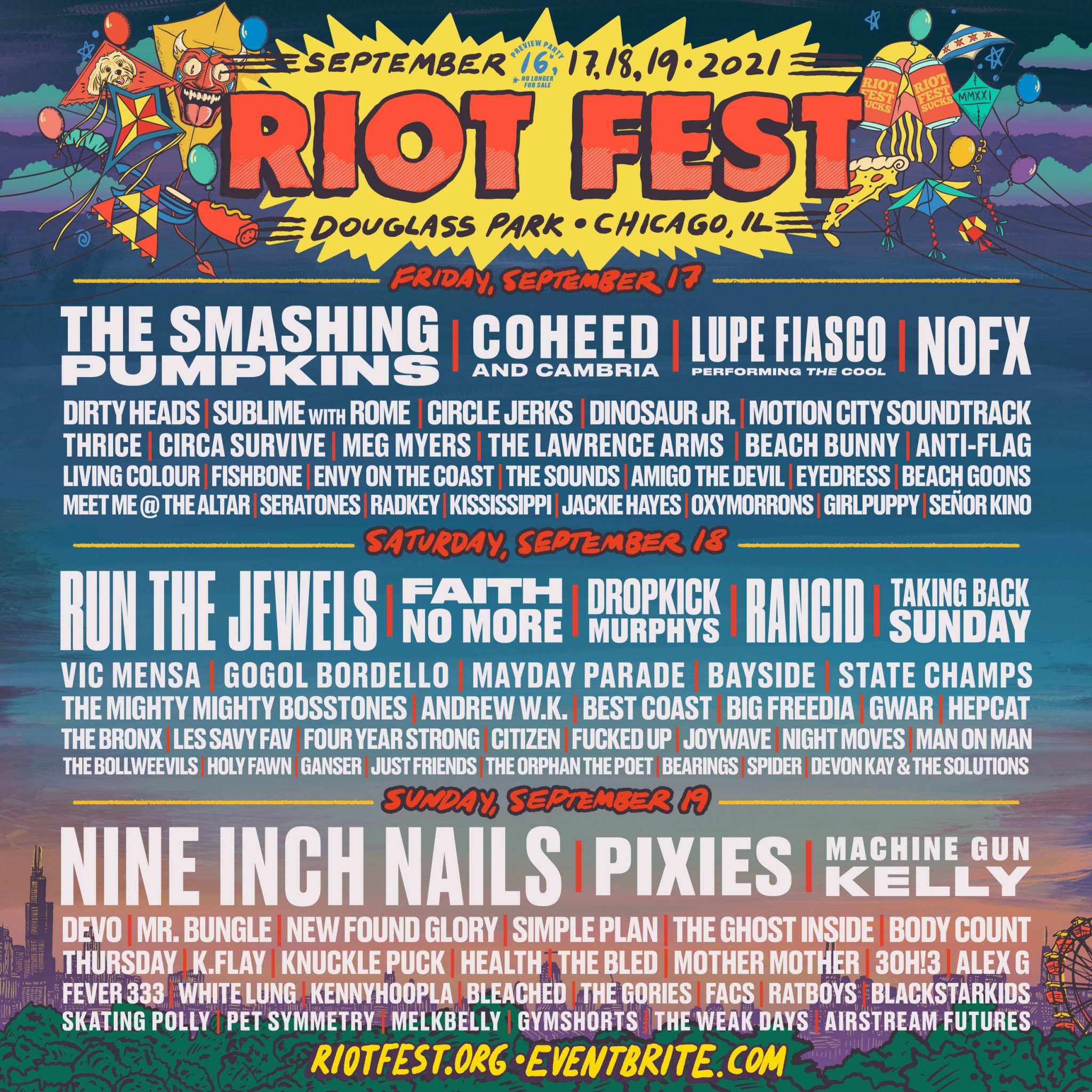 Riot Fest 2021 - Day 2 | Riot Fest