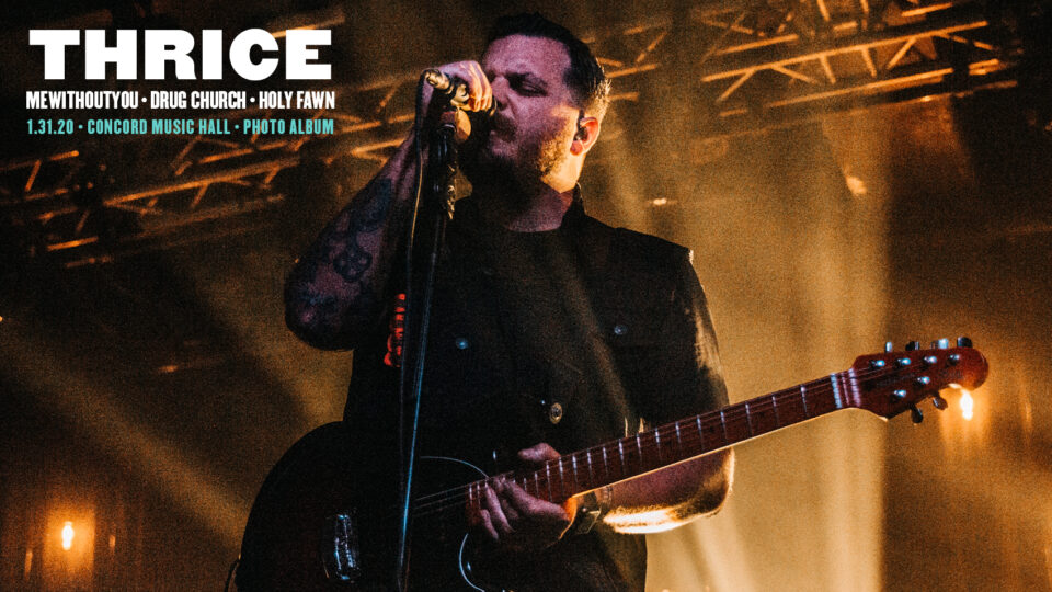 Photos: Thrice at Concord Music Hall, 1.31.20