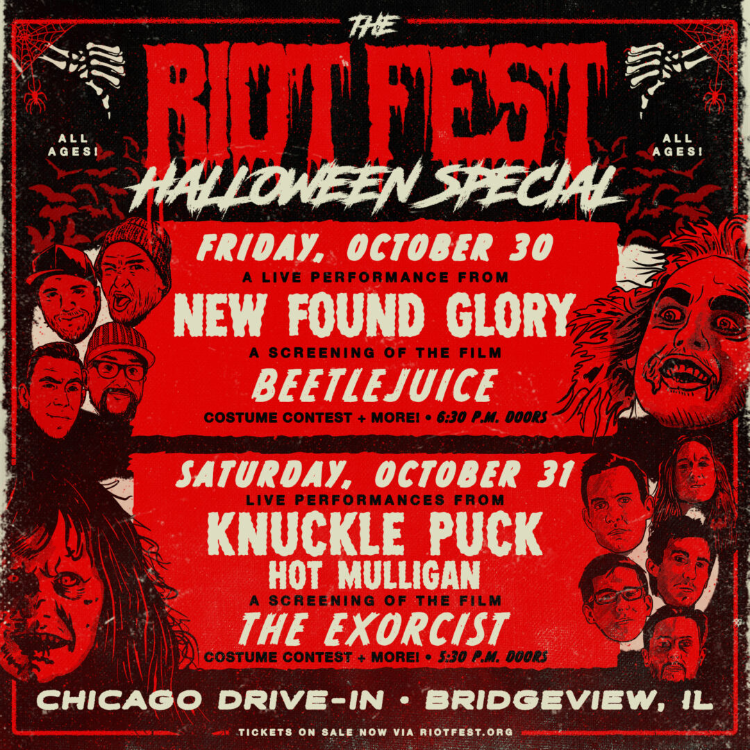 It’s Showtime: The Riot Fest Halloween Special is October 30 & 31