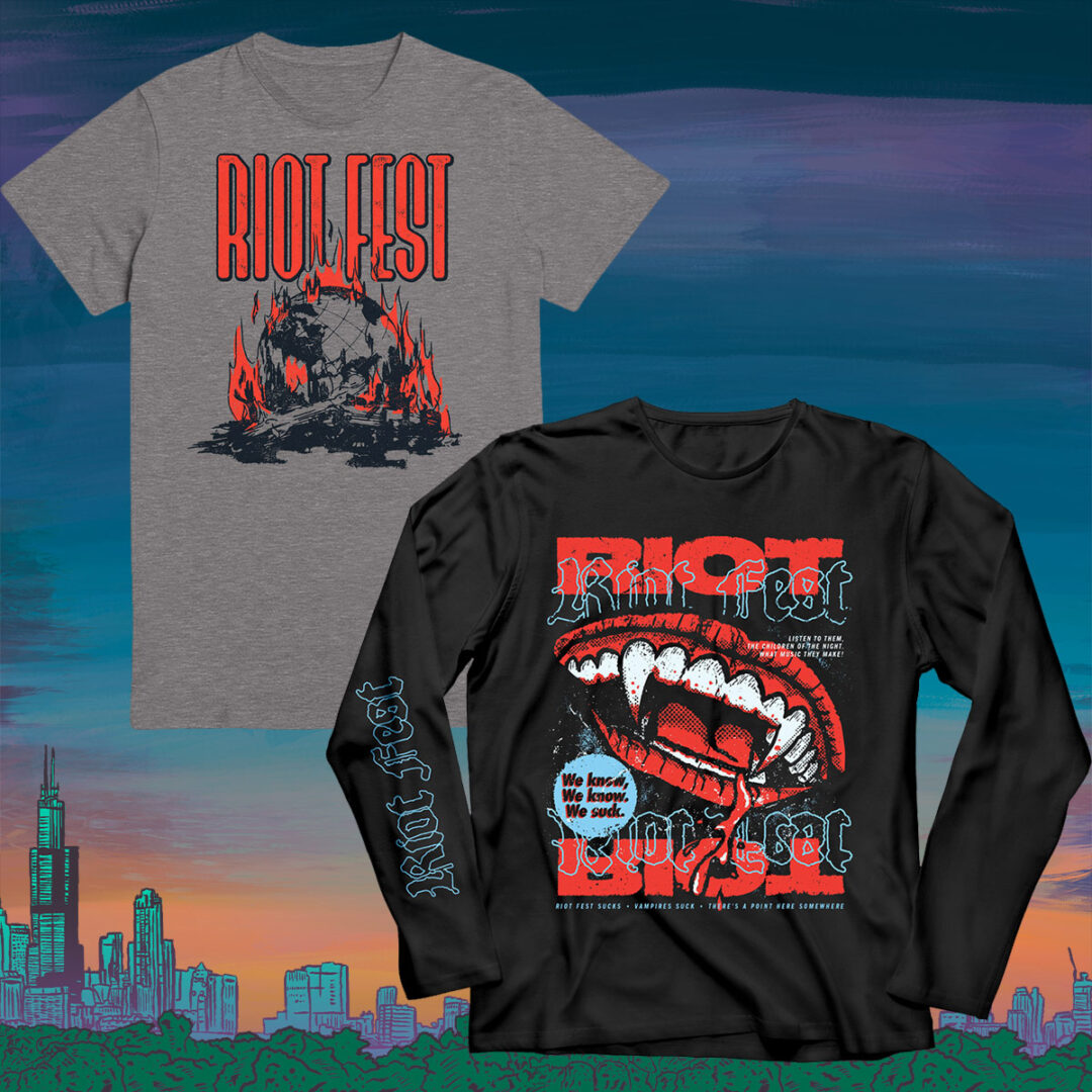 A Sneak Peek at Our Riot Fest 2021 Merch