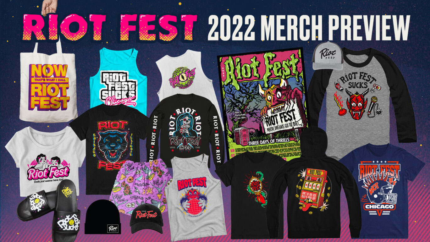 Riot Fest 2022 Merch is Now Available for Pre-Order - Riot Fest