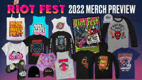 Riot Fest 2022 Merch is Now Available for Pre-Order - Riot Fest