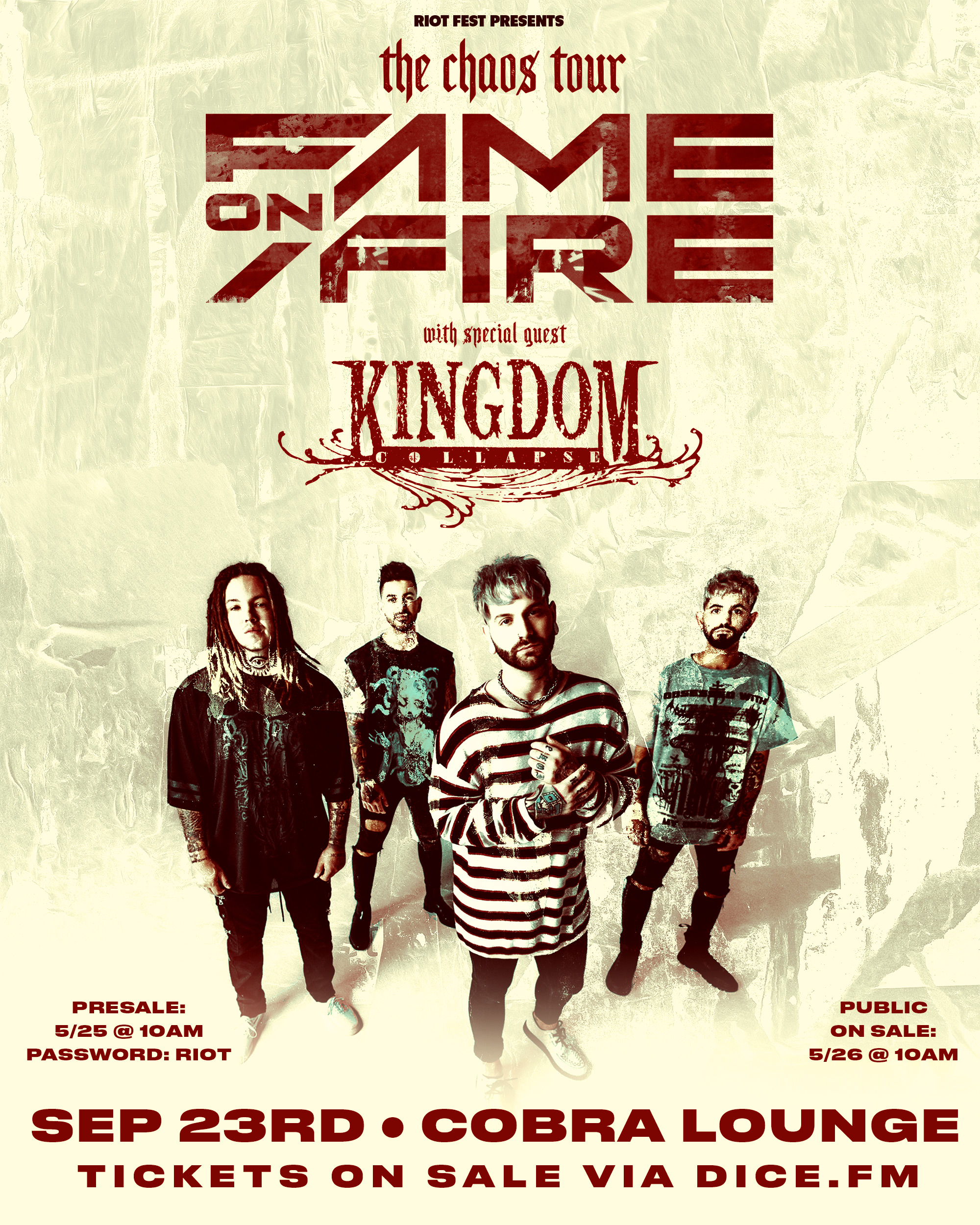 Fame on Fire - Riot Fest 2023 – September 15th-17th