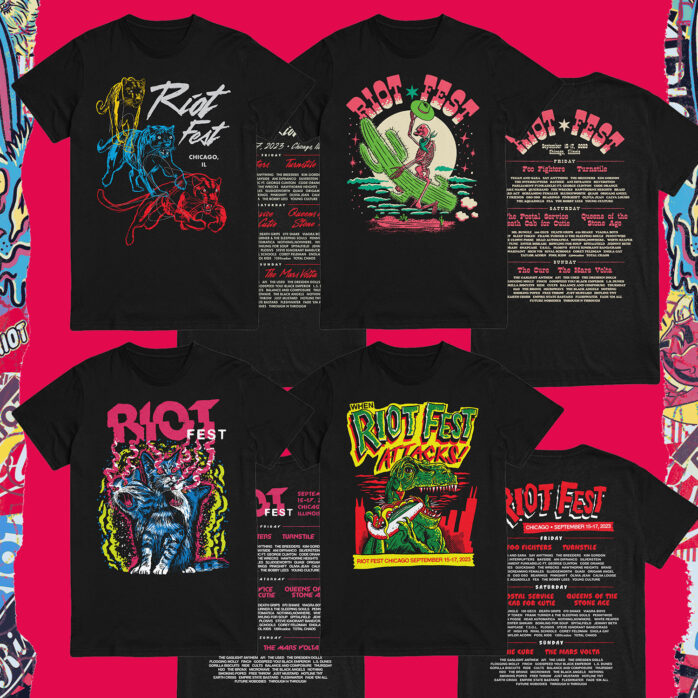 Check Out The Riot Fest 2023 Merch + Preorder Some Items Today