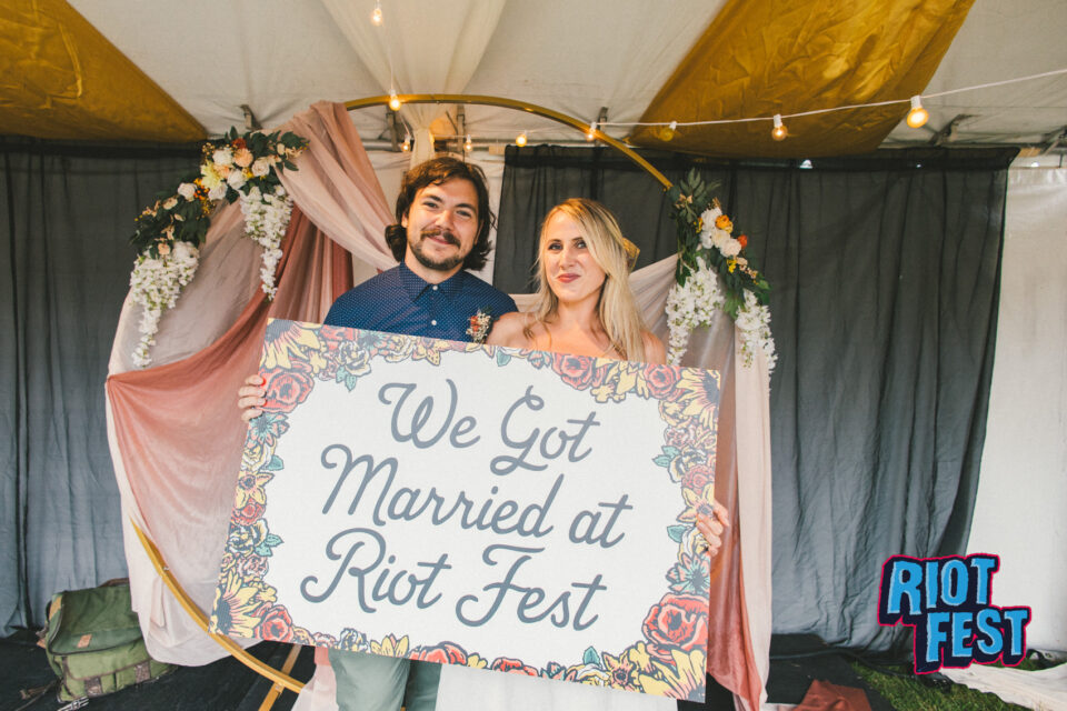 Photos: The 30 Couples Who Got Married at Riot Fest 2023