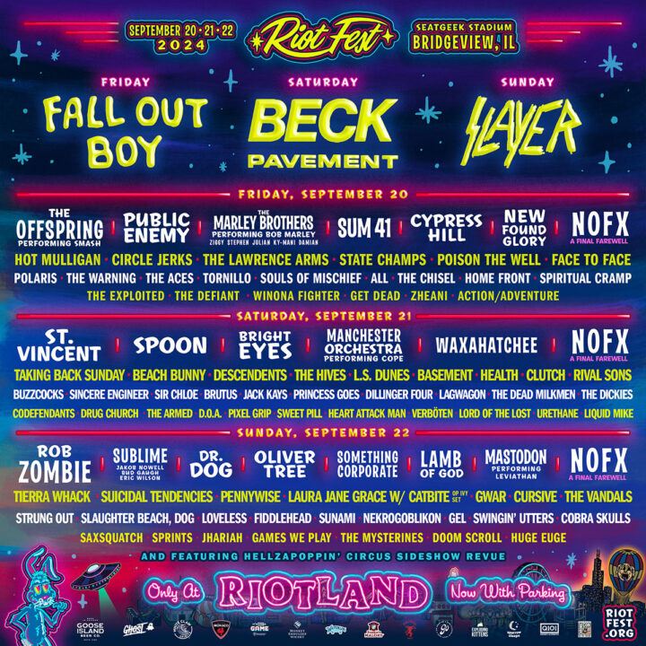 Riot Fest - September 19-21, 2025 | 3-Day Music Festival at Douglass ...