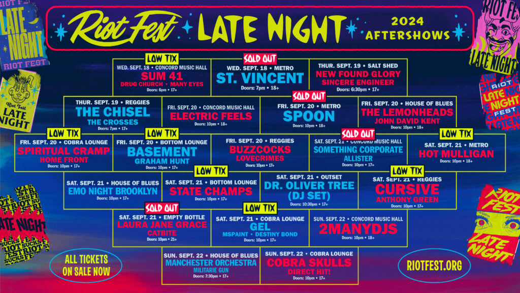 Riot Fest - September 20-22, 2024 | 3-Day Music Festival at Douglass ...