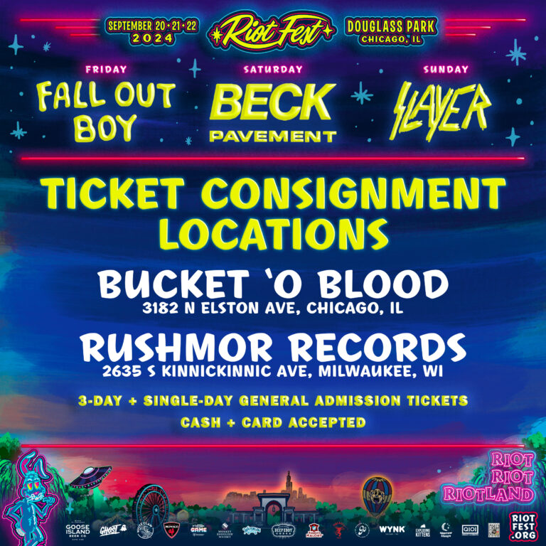 Riot Fest 2024 Tickets - September 20-22, 2024 | Douglass Park ...