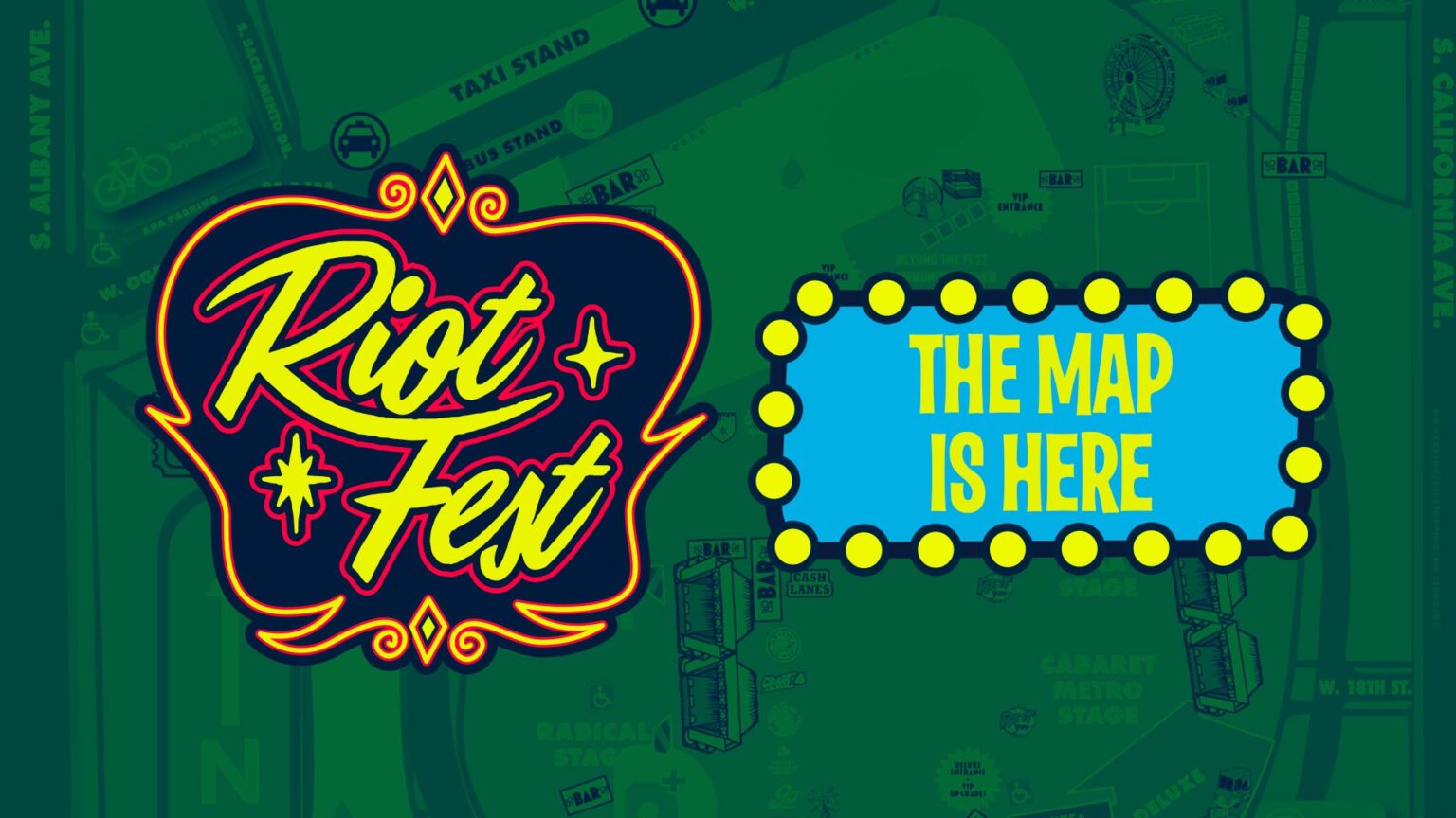 The Riot Fest 2025 Map Is Here - Riot Fest
