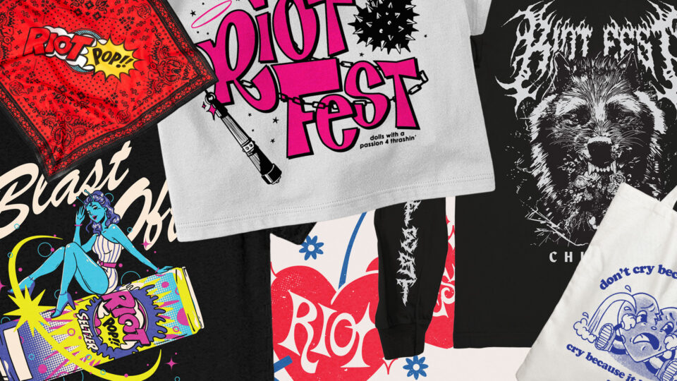 Take a first look at the Riot Fest 2024 merch collection - Riot Fest