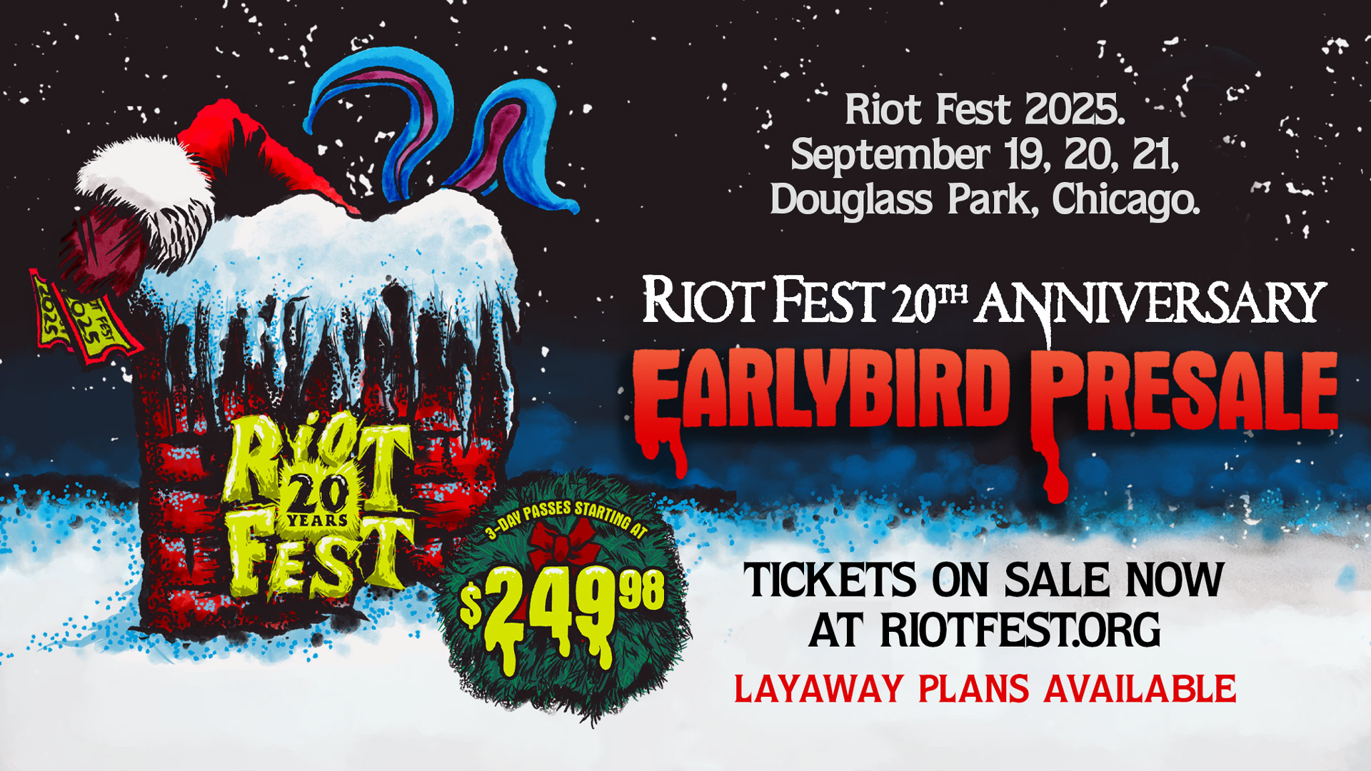 Riot Fest - September 19-21, 2025 | 3-Day Music Festival at Douglass ...
