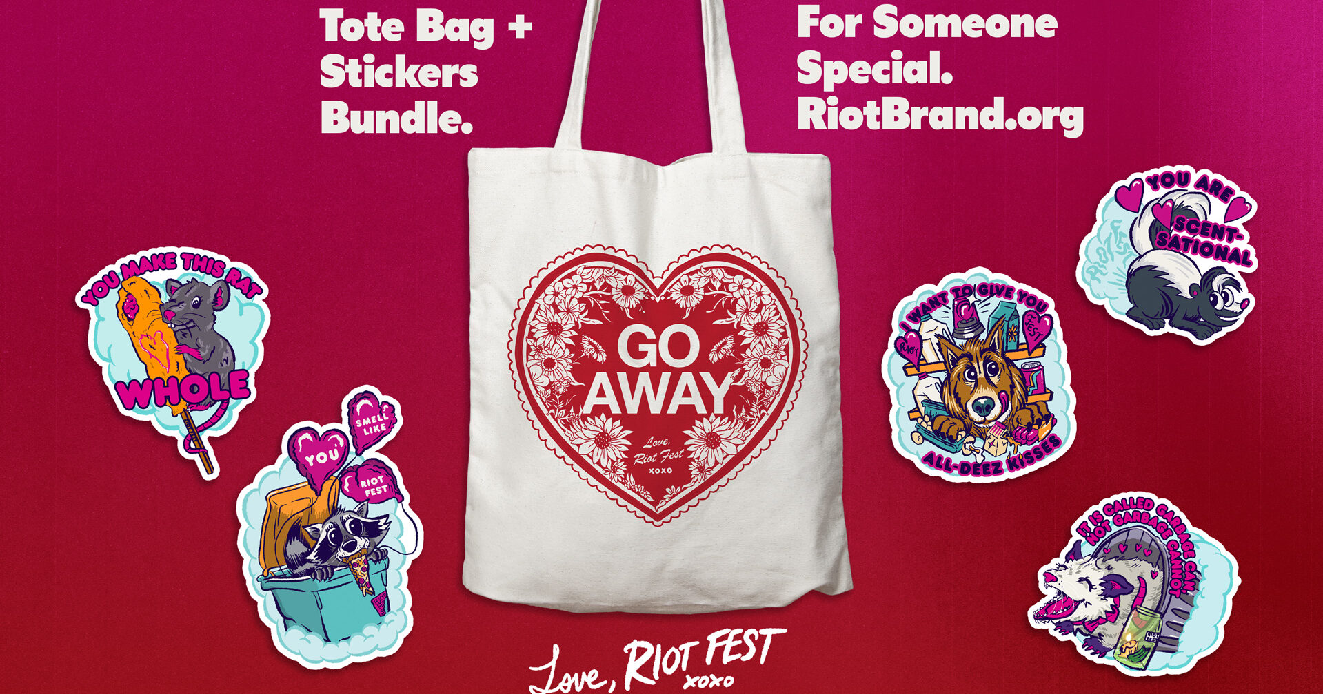 Valentine’s Day Merch Bundle - Riot Fest
