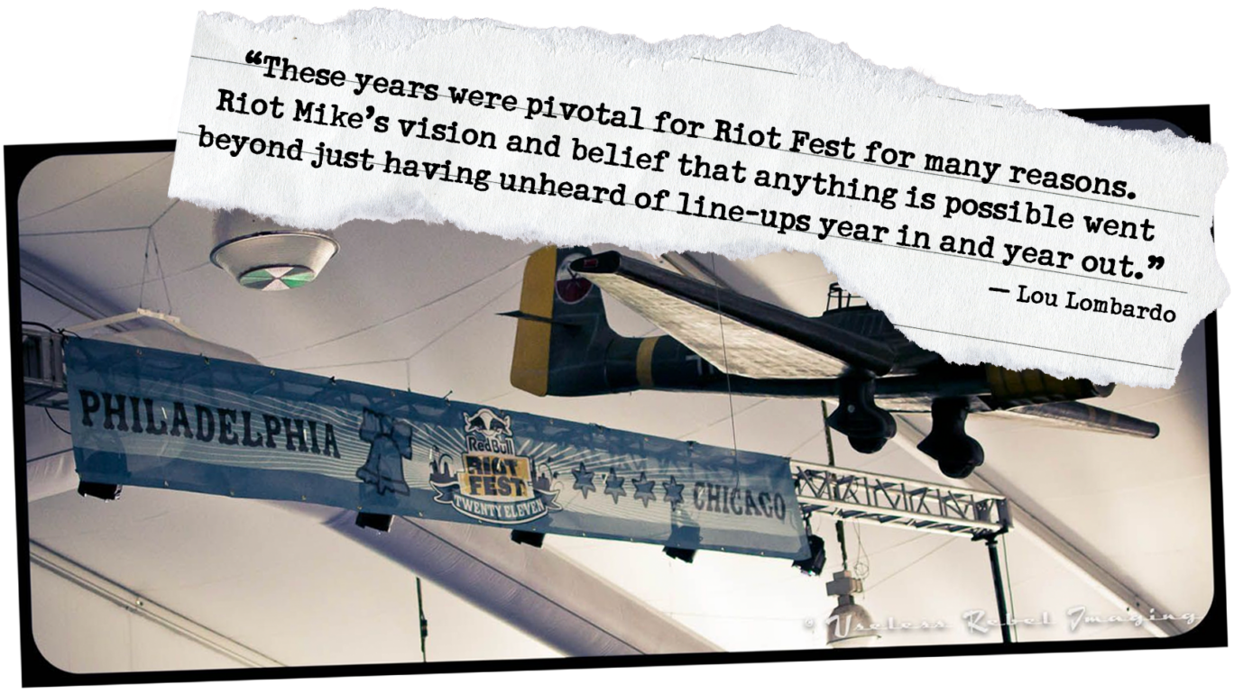 Growing up, going outside, and staying left of the dial. - Riot Fest