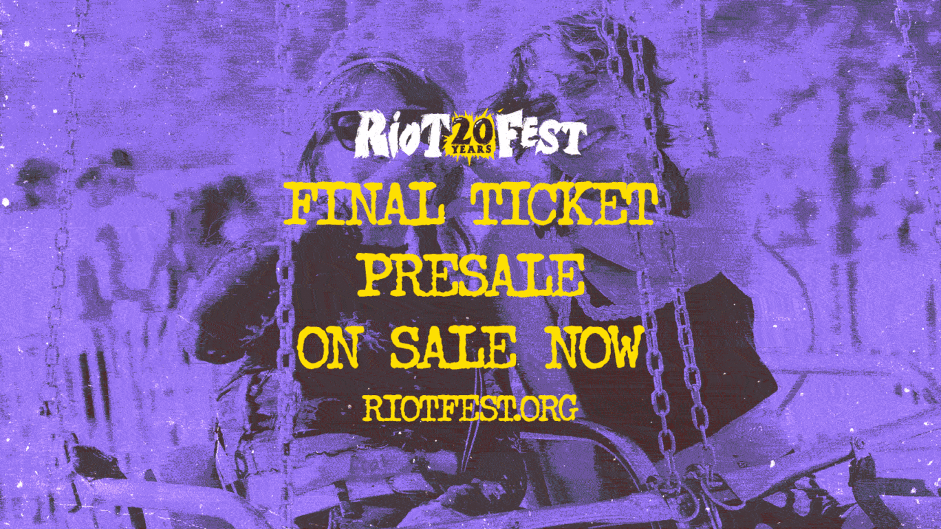 Riot Fest 20th Anniversary Lineup Announce on April 23 + Limited Final ...
