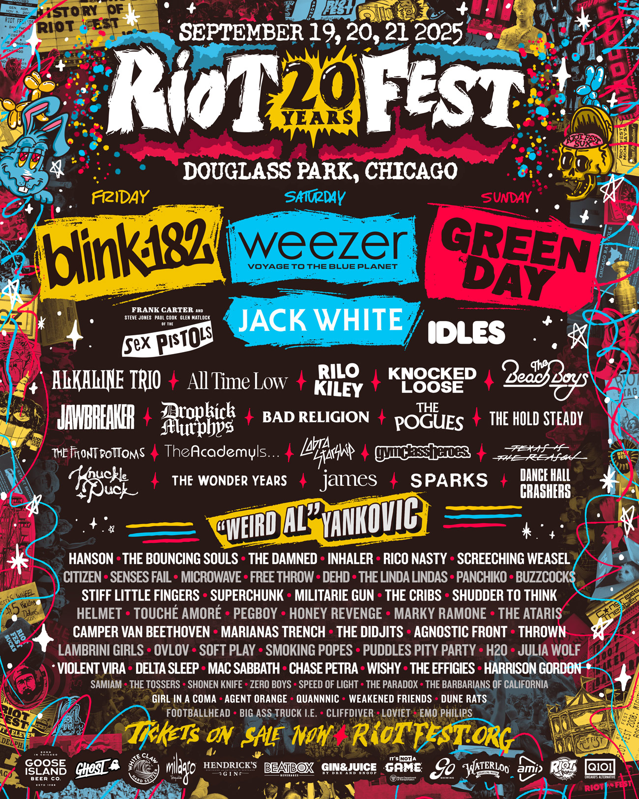 The 2025 Riot Fest Lineup is Here - Riot Fest