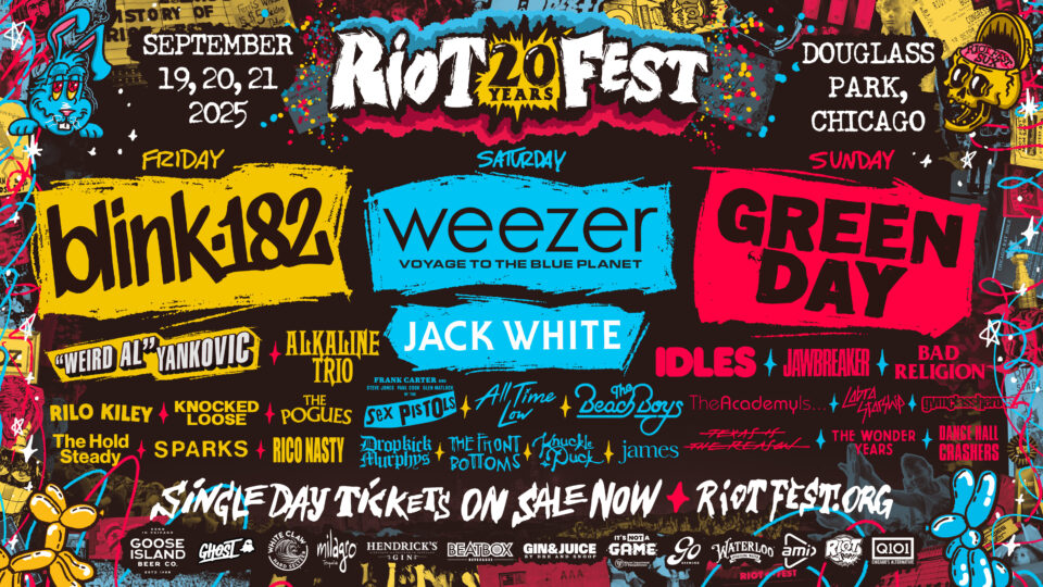 Riot Fest 2025 Single Day Lineup - Riot Fest