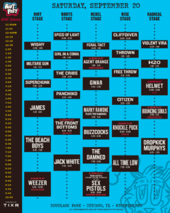 2025 Daily Schedules - Riot Fest