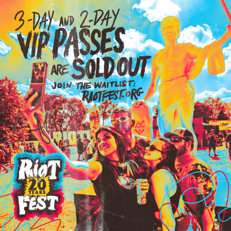 3-Day & 2-Day VIP Passes Are Sold Out