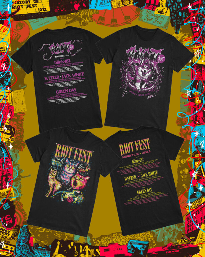 Riot Fest 2025 Merch Preview - Riot Fest