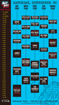 The Riot Fest 2025 Schedule is Here.
