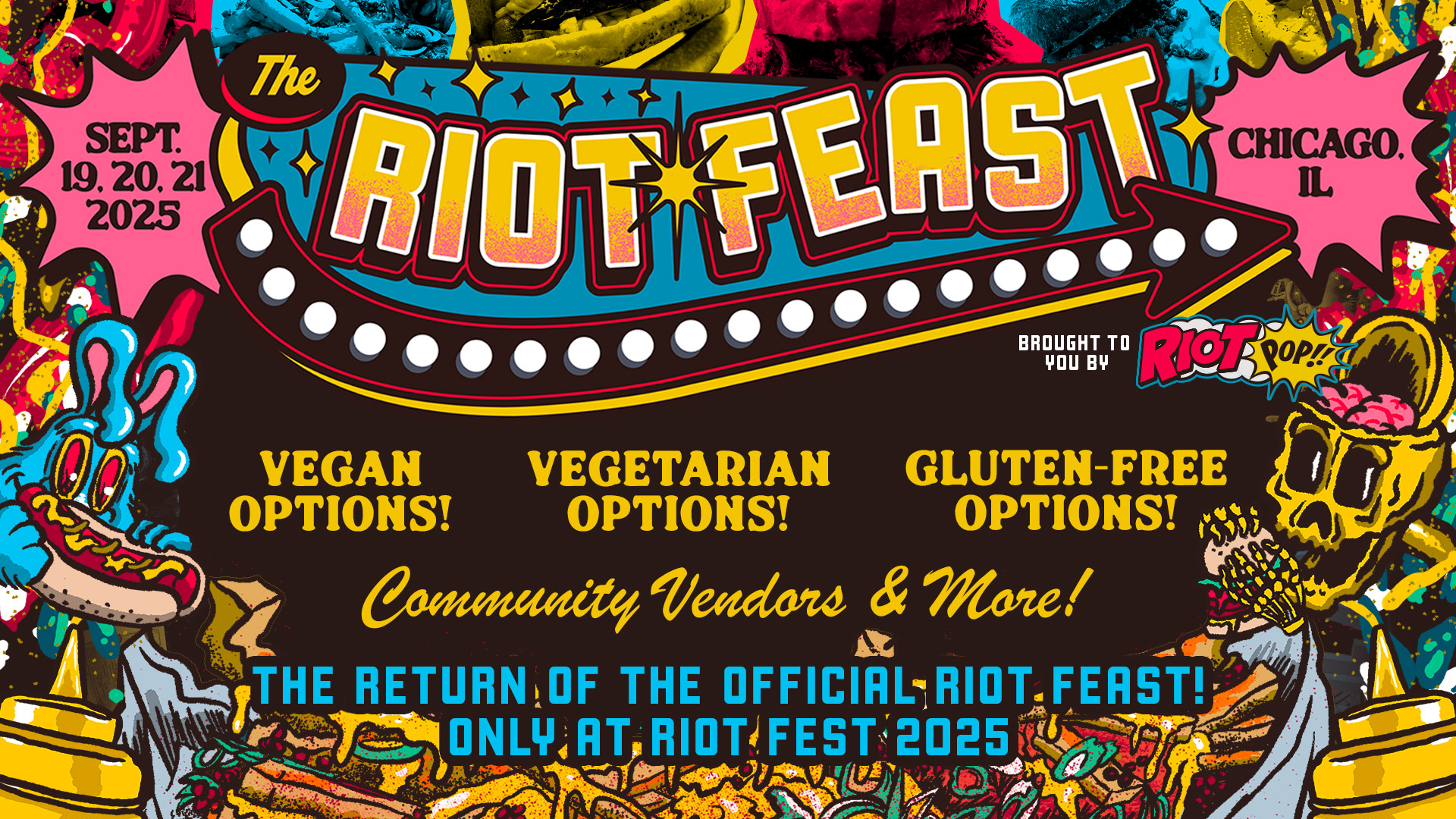 Riot Fest 2025 - September 19-21 | Douglass Park - Chicago, IL - Riot Fest