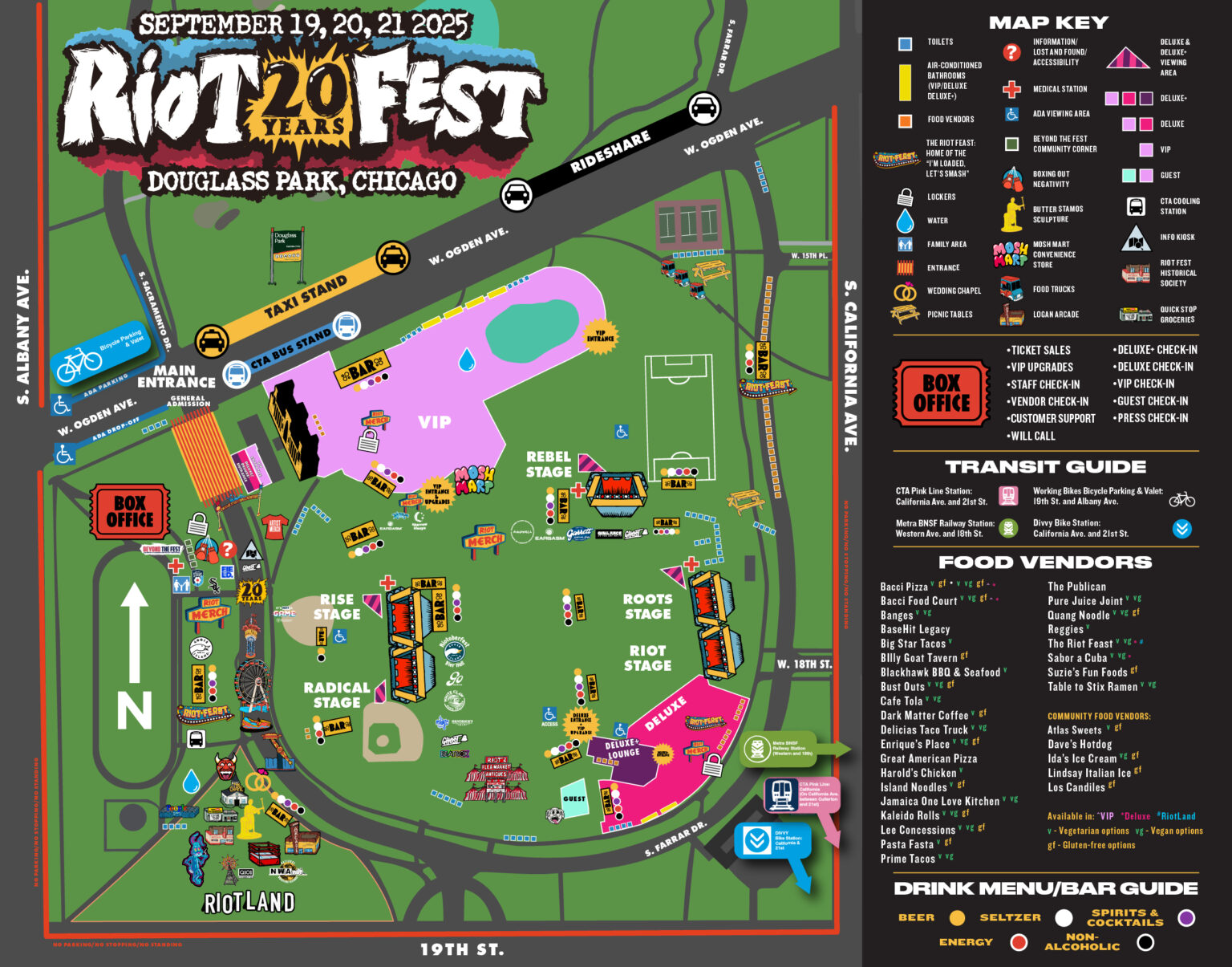 The Riot Fest 2025 Map Is Here - Riot Fest