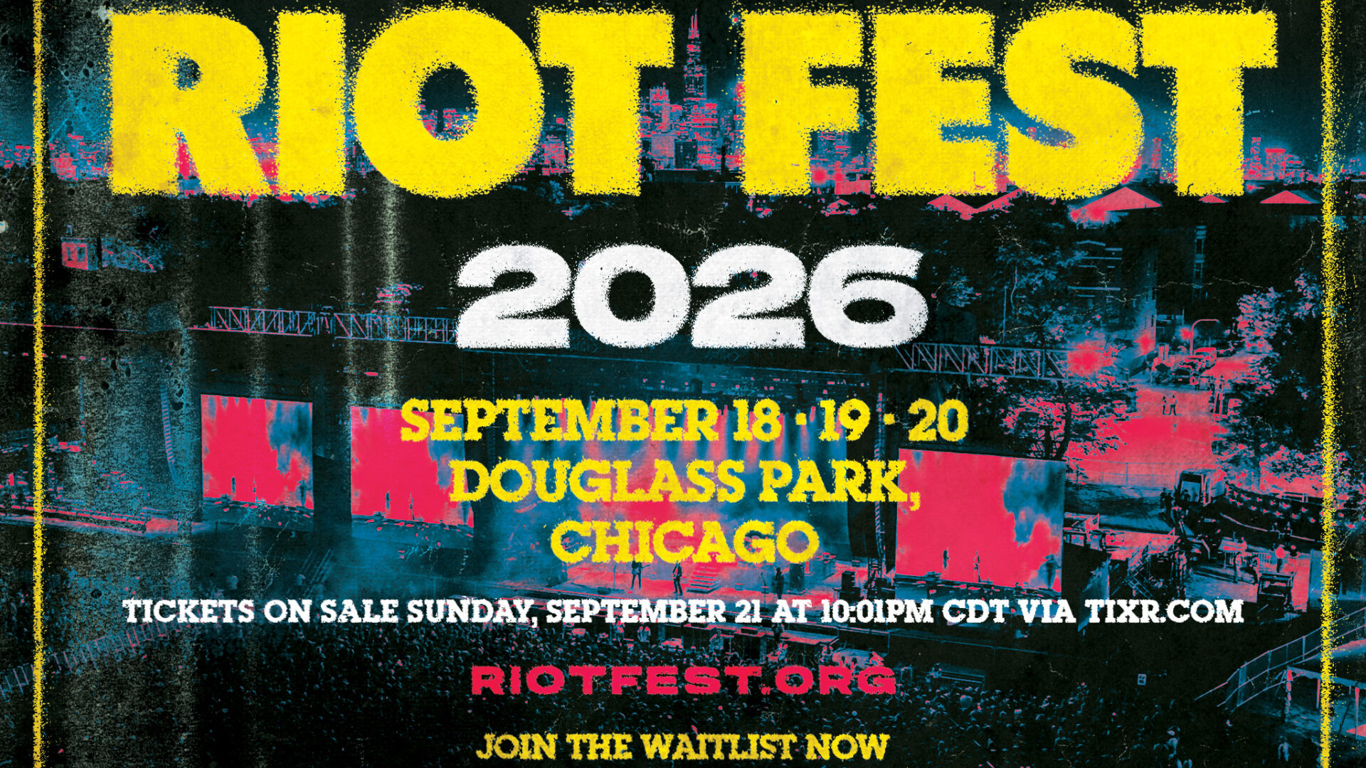 The Riot Fest 2026 Lineup is here! - Riot Fest