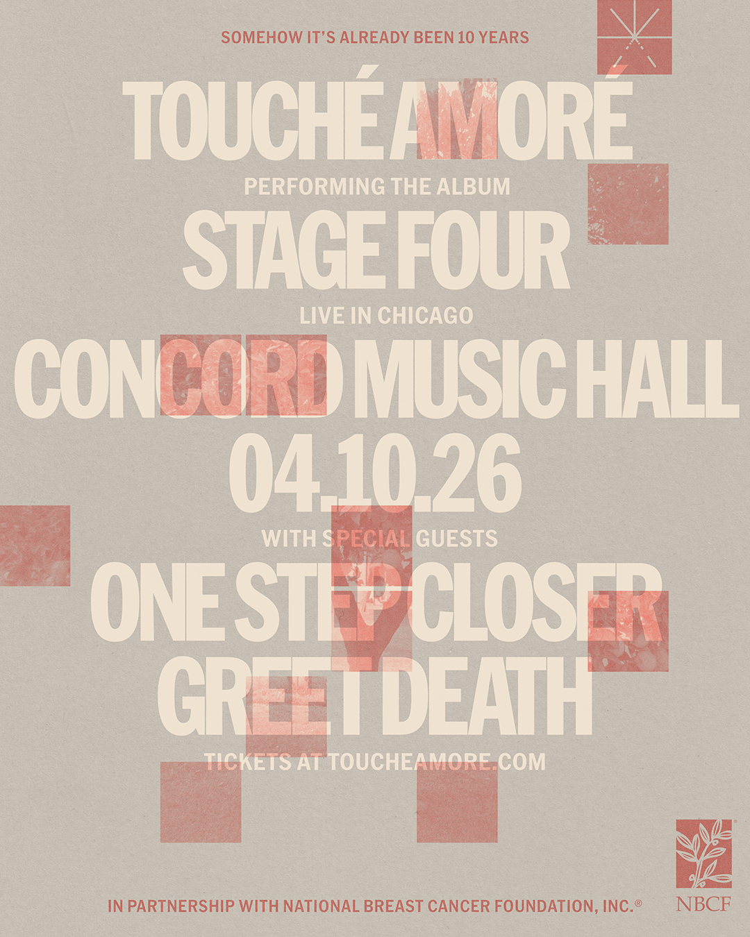 Touché Amoré: Stage Four 10 Year Anniversary - Riot Fest